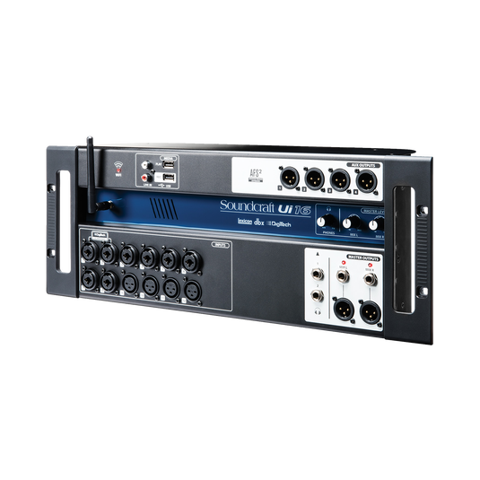 Ui16 | Mixer digital de 16 entradas controlado remotamente